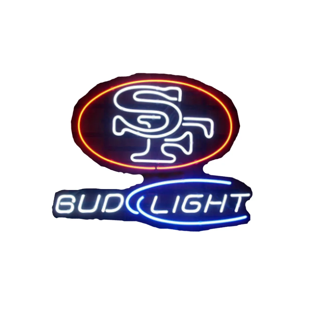 san francisco 49ers bud light neon light - munimoro.gob.pe