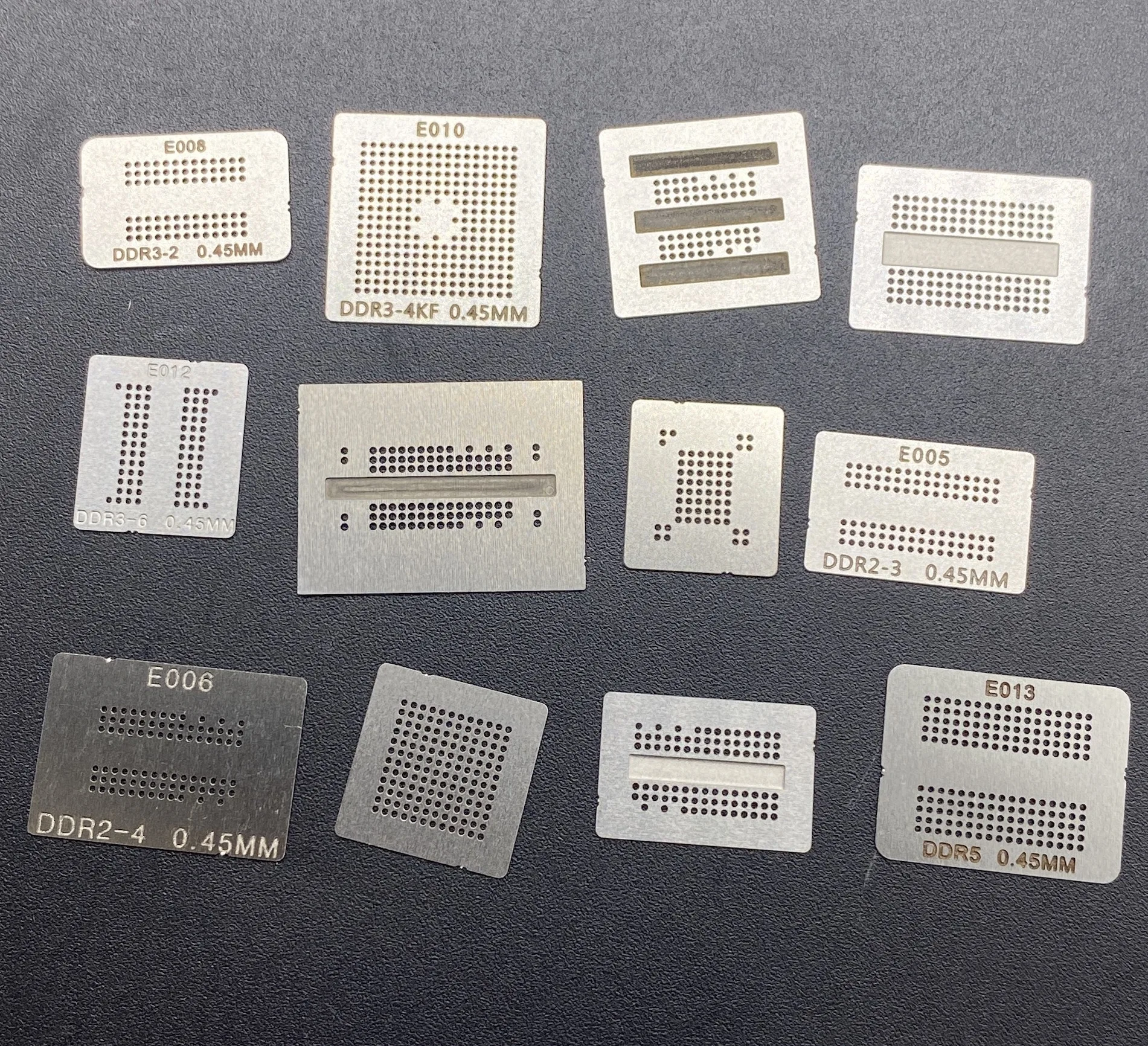 12 unidades de chips de memoria DDR1 DDR2 DDR3 DDR5 BGA DDR ball ...