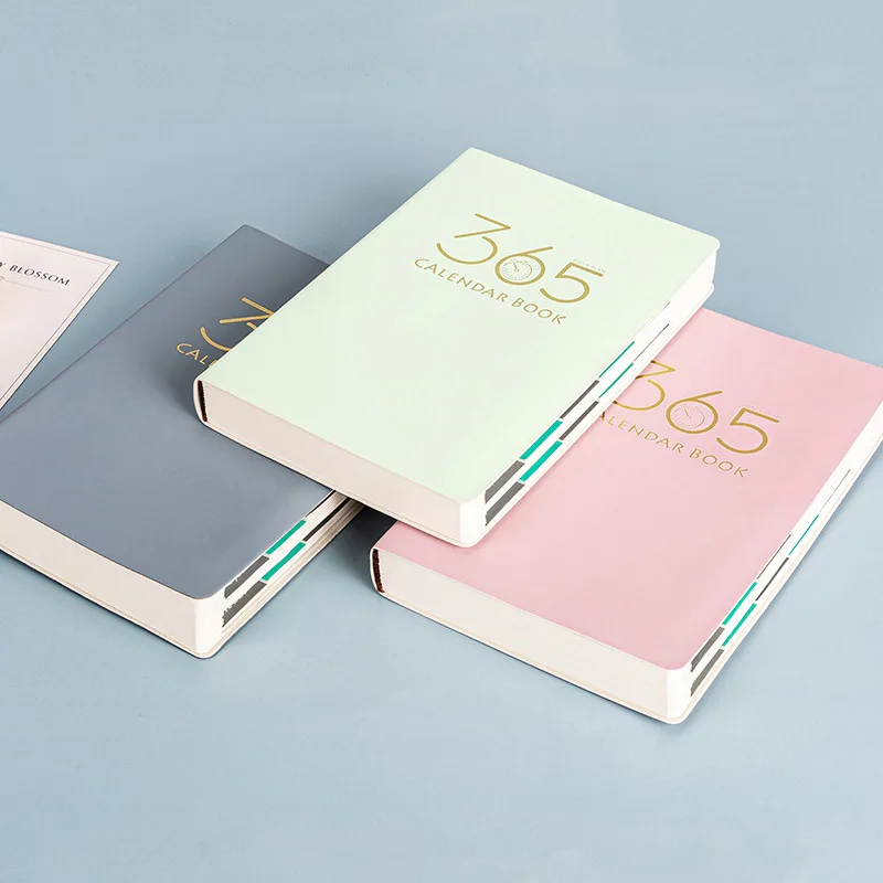 A5 Office 365 Notebook 200 Pages Agenda 2021 Planner Thin Diary Weekly ...