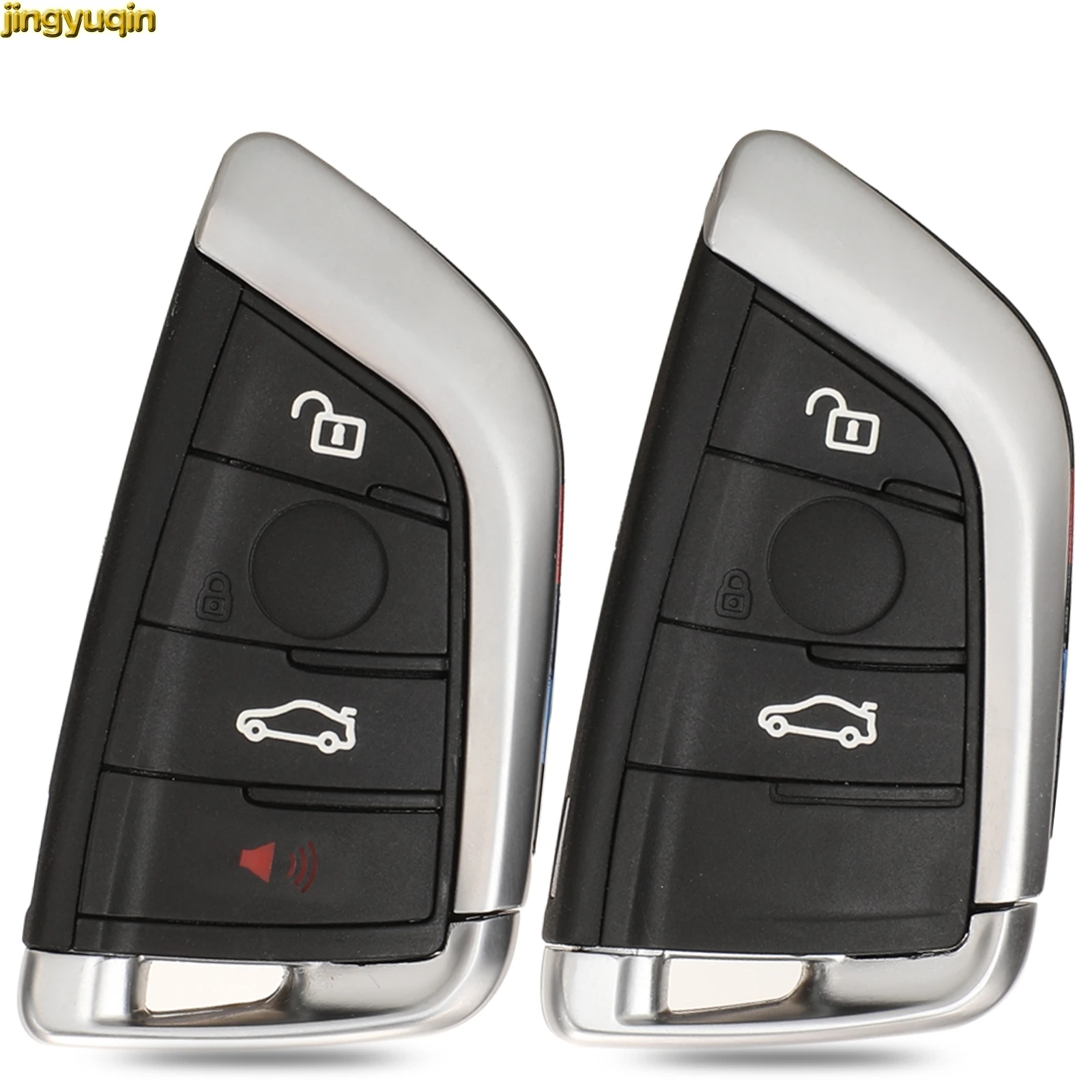 Jingyuqin 10pcs Remote Car Key Fob Shell Keyless Entry For Bmw F Cas4 5 ...