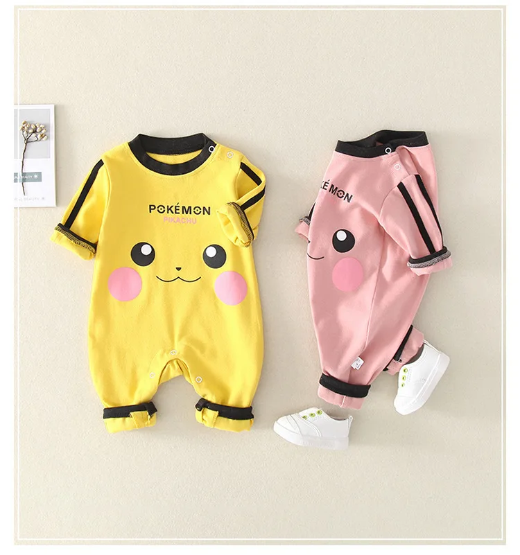 Pokemon Pikachu Anime Print Newborn Baby Costume With Hats ...
