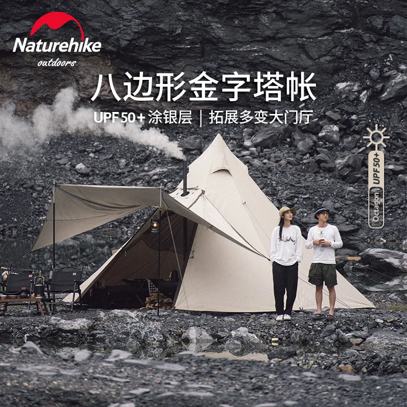 Naturehike Ranch Pyramid Tent Hexagonal Pyramid Tent Igloo Tent Outdoor ...