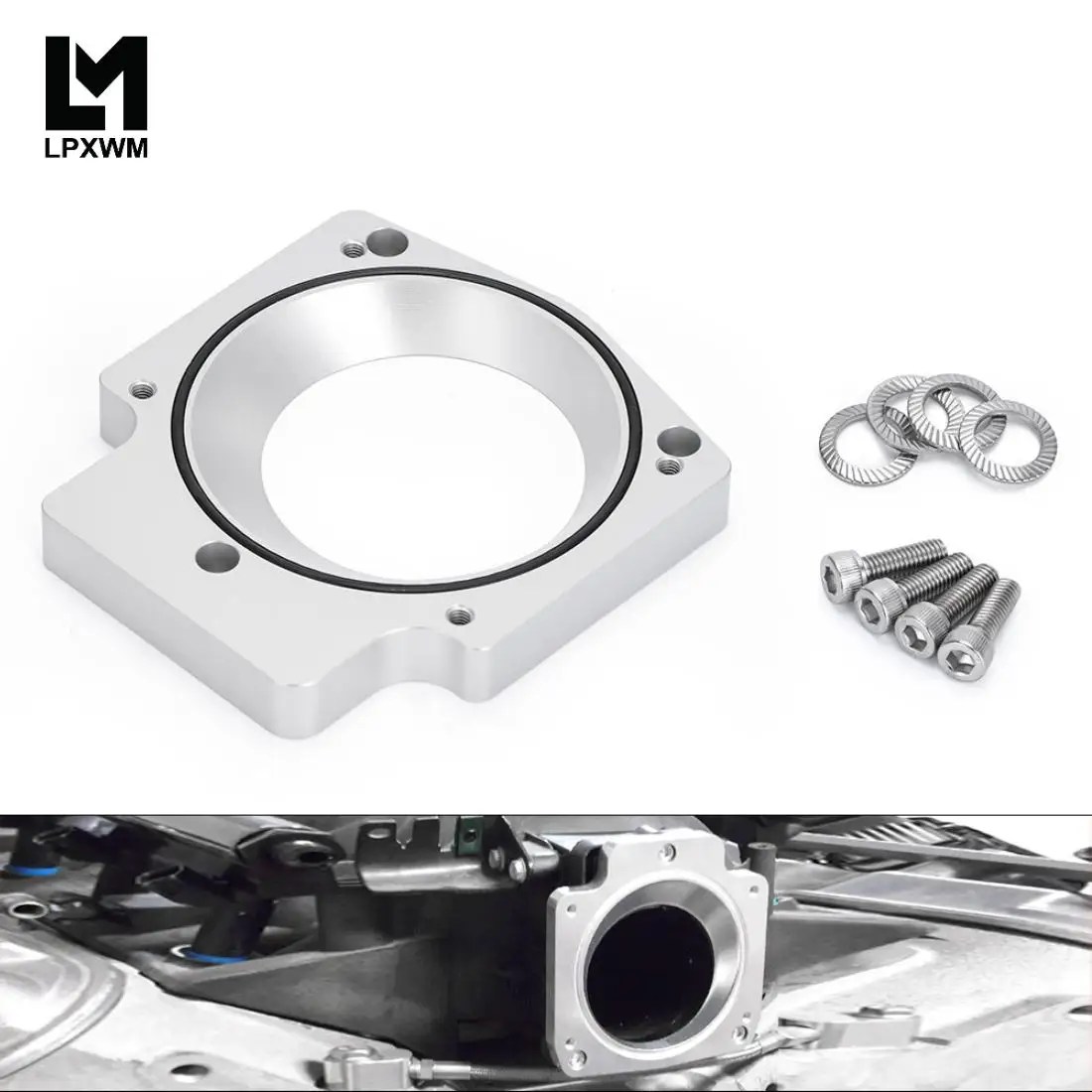 102mm-Throttle-Body-to-75mm-Intake-Manifold-Spacer-Manifold-Adapter ...