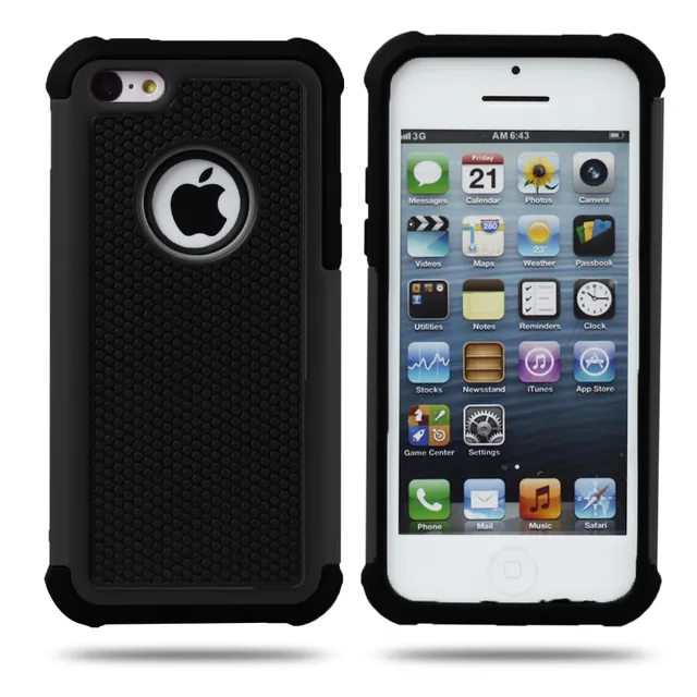 White Iphone 5 Black Case