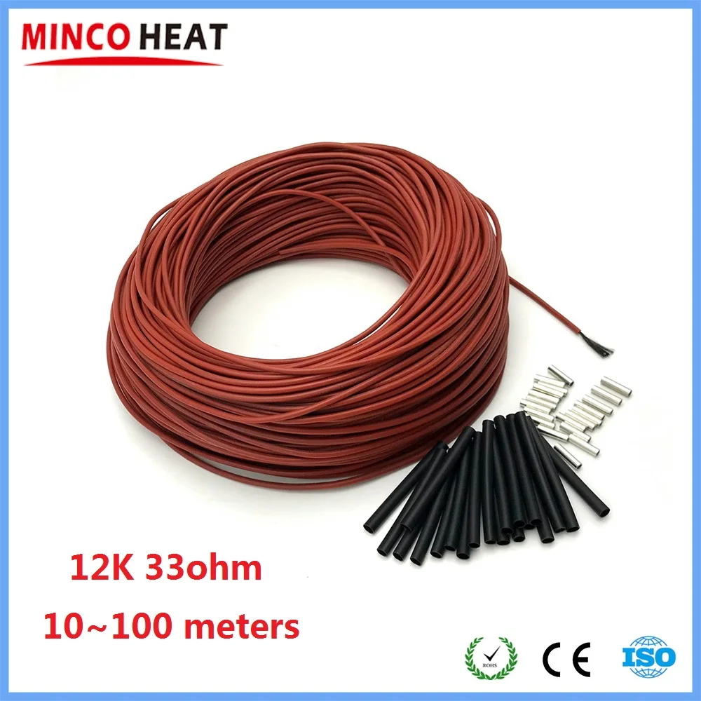 MINCO-HEAT-10-to-100-Meters-Infrared-Warm-Floor-Cable-12K-33ohm-m ...