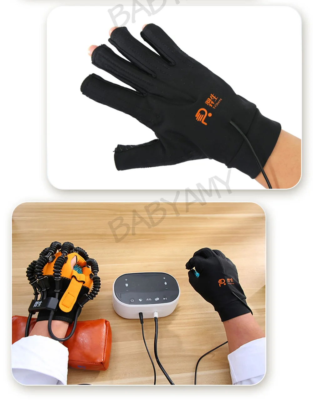 Stroke Glove Active Passive Hand Function Rehabilitation Training