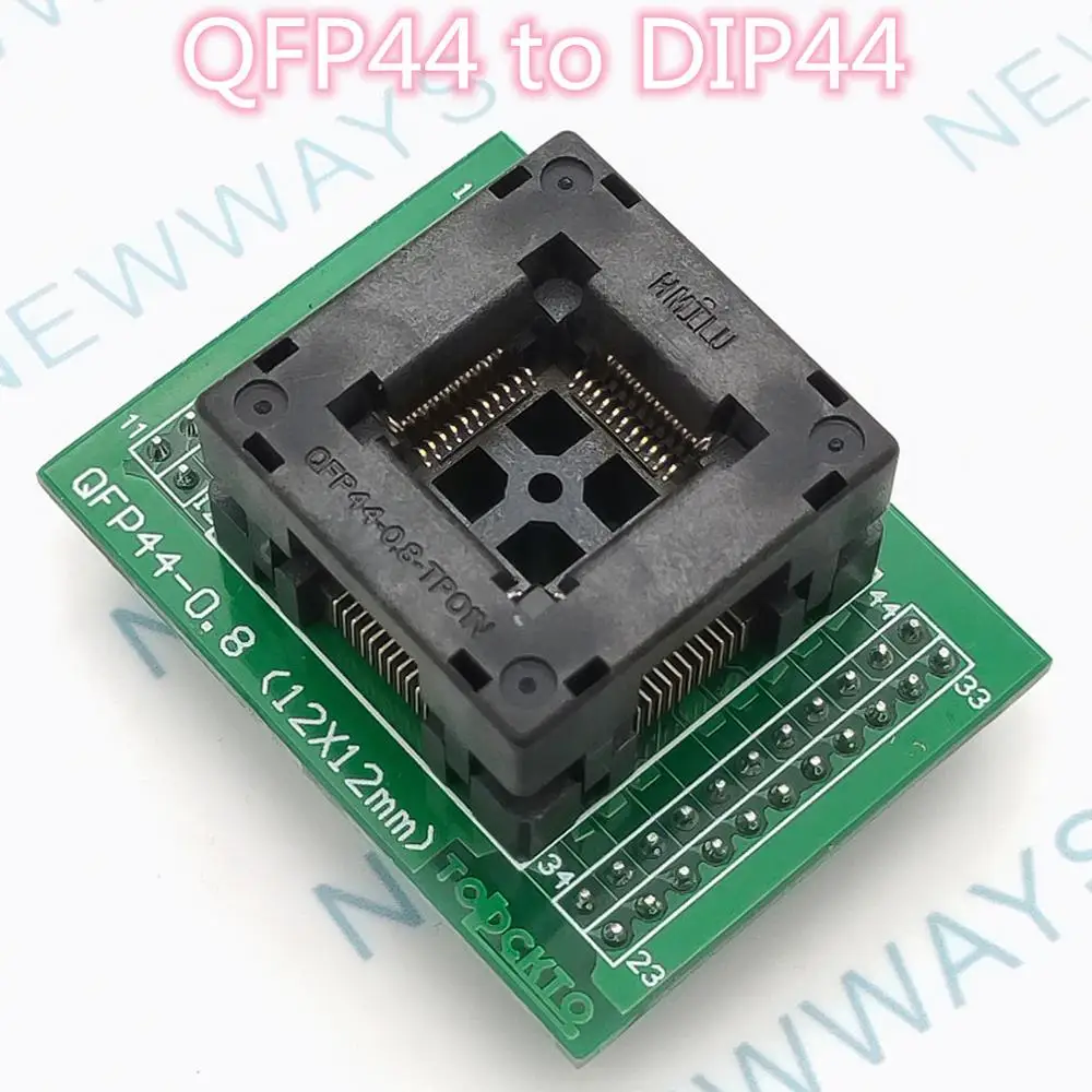 Lqfp44 To Dip44 Qfp44 Tqfp44 Test Block Burner Stc Microcontroller ...