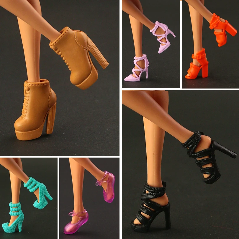 New Arrival High quality Original shoes for barbie doll Cut beautiful ...
