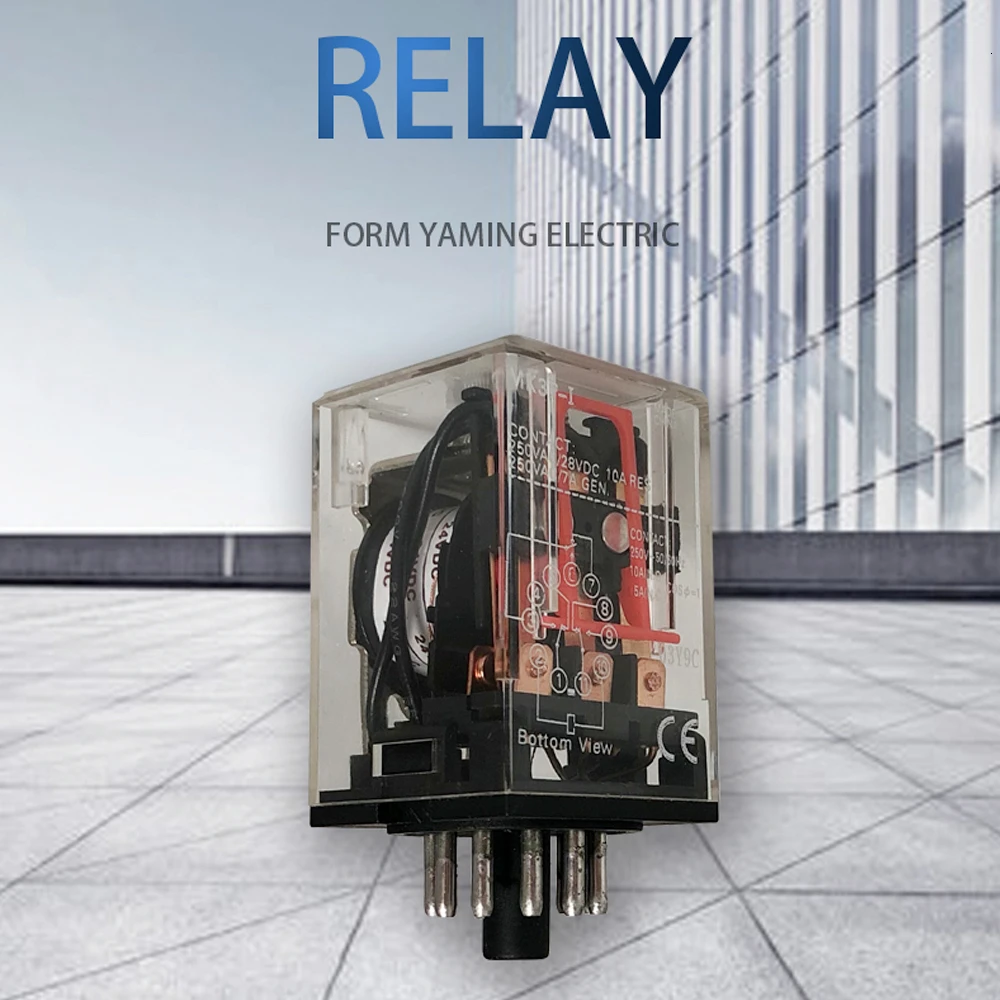 P151 1PC Mini Relay 11 Pins 10A 24VDC AC220V MK3P I general purpose ...