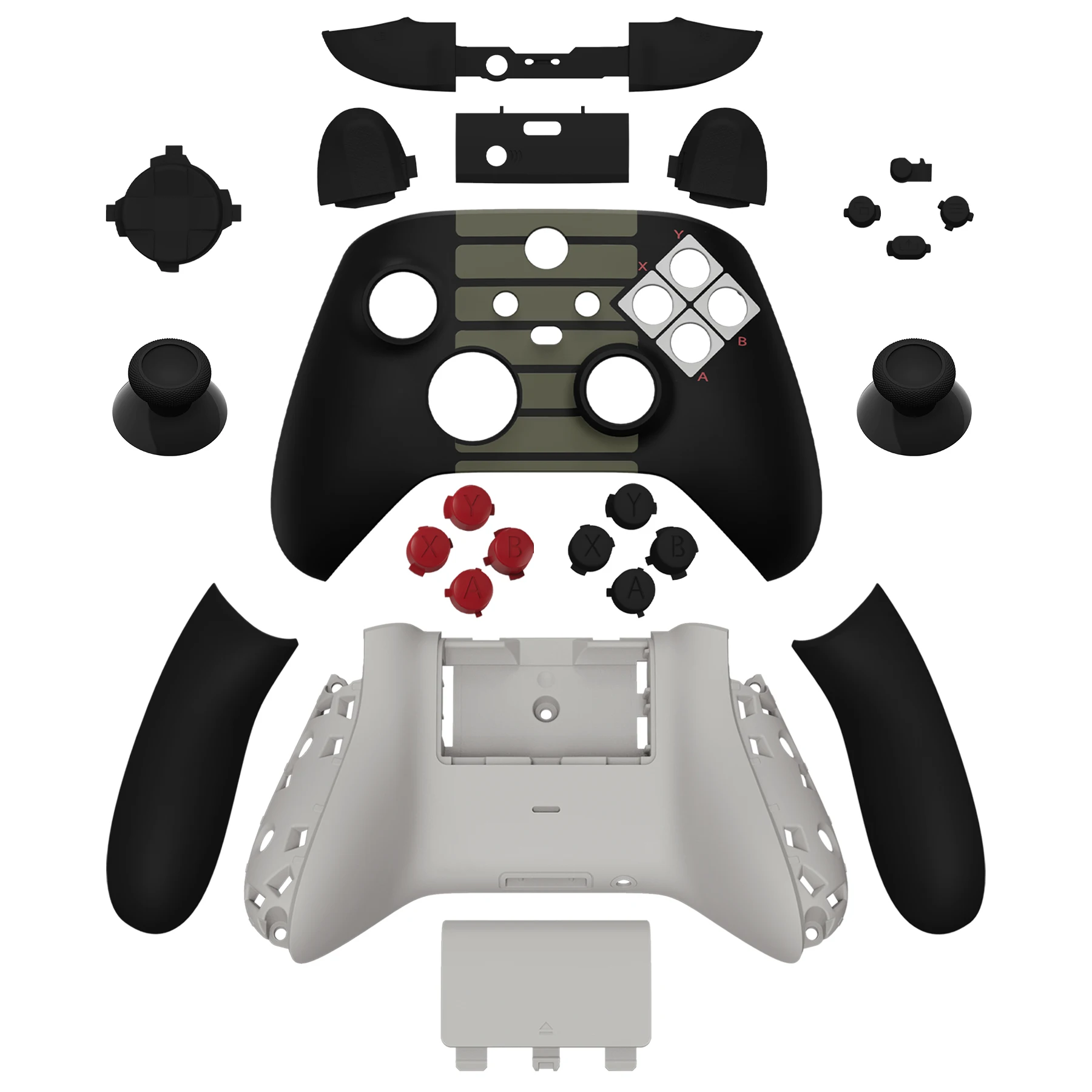 eXtremeRate Classic Style Controller Full Set Housing Shell Case with ...