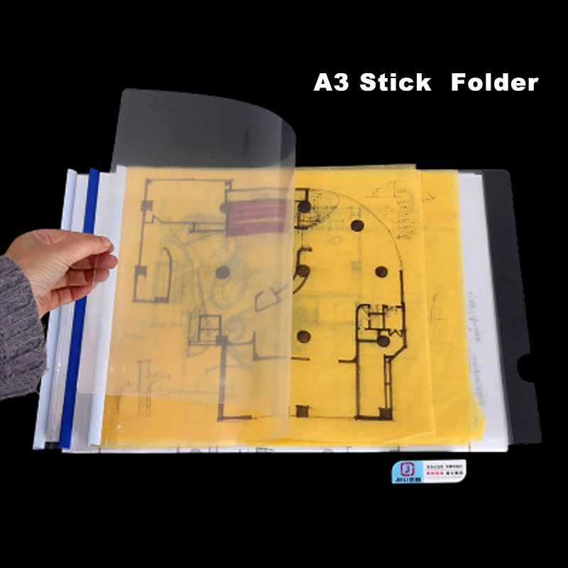 MQQ-A3-Drawing-Folder-A3-Test-Paper-File-Folder-Colorful-Slid-BarFolder ...