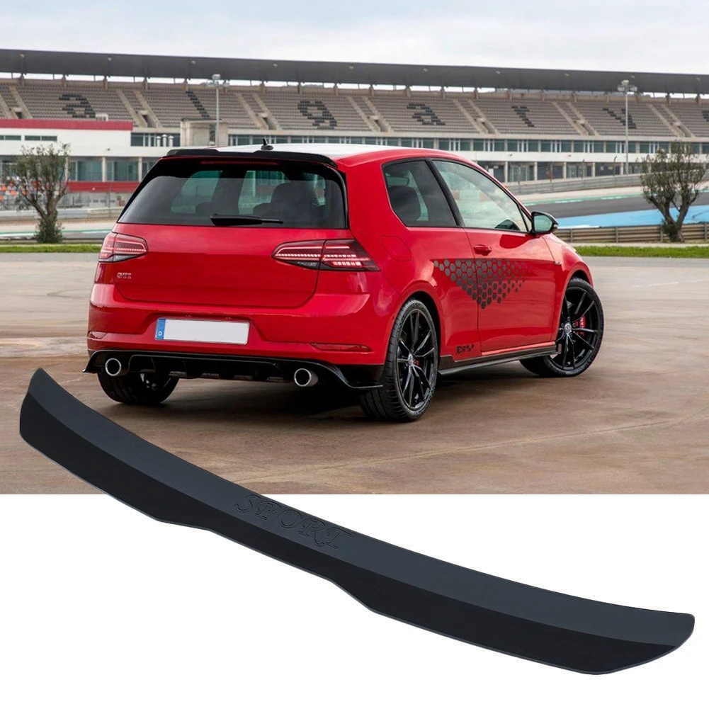 Universal-Rear-Roof-Lip-Spoiler-Wing-ABS-Decorate-Strips-Fit-Hatchback ...
