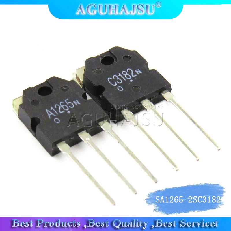 20pcs-lot-2SA1265-2SC3182-10PCS-A1265-10PCS-C3182-10A-140V-transistor ...