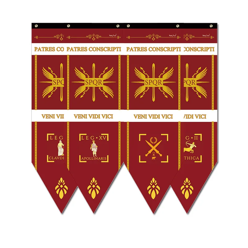 Roman-legionary-room-decor-flag-Caesar-Rome-empire-SPQR-Legions-war ...