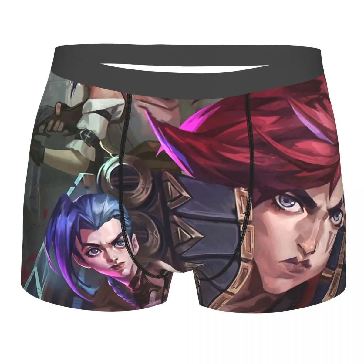 Jinx Vi Team Arcane League of Legends Underpants Breathbale Panties Men ...
