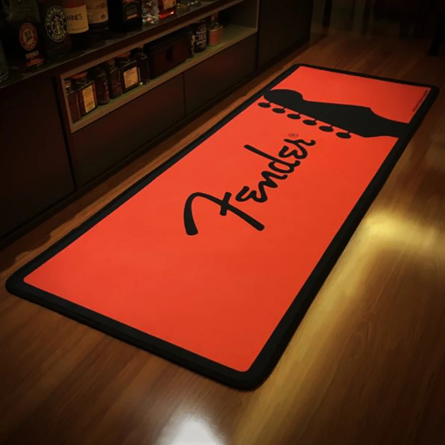 Fender-Guitar-Printed-Music-Area-Rug-Printed-Room-Bathroom-Mat-Floor ...