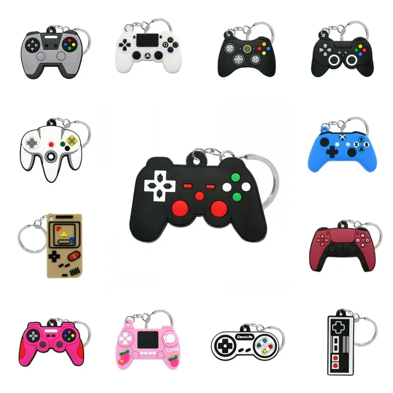 20PCS-PVC-new-keychain-high-quality-game-machine-key-ring-mini-cartoon ...