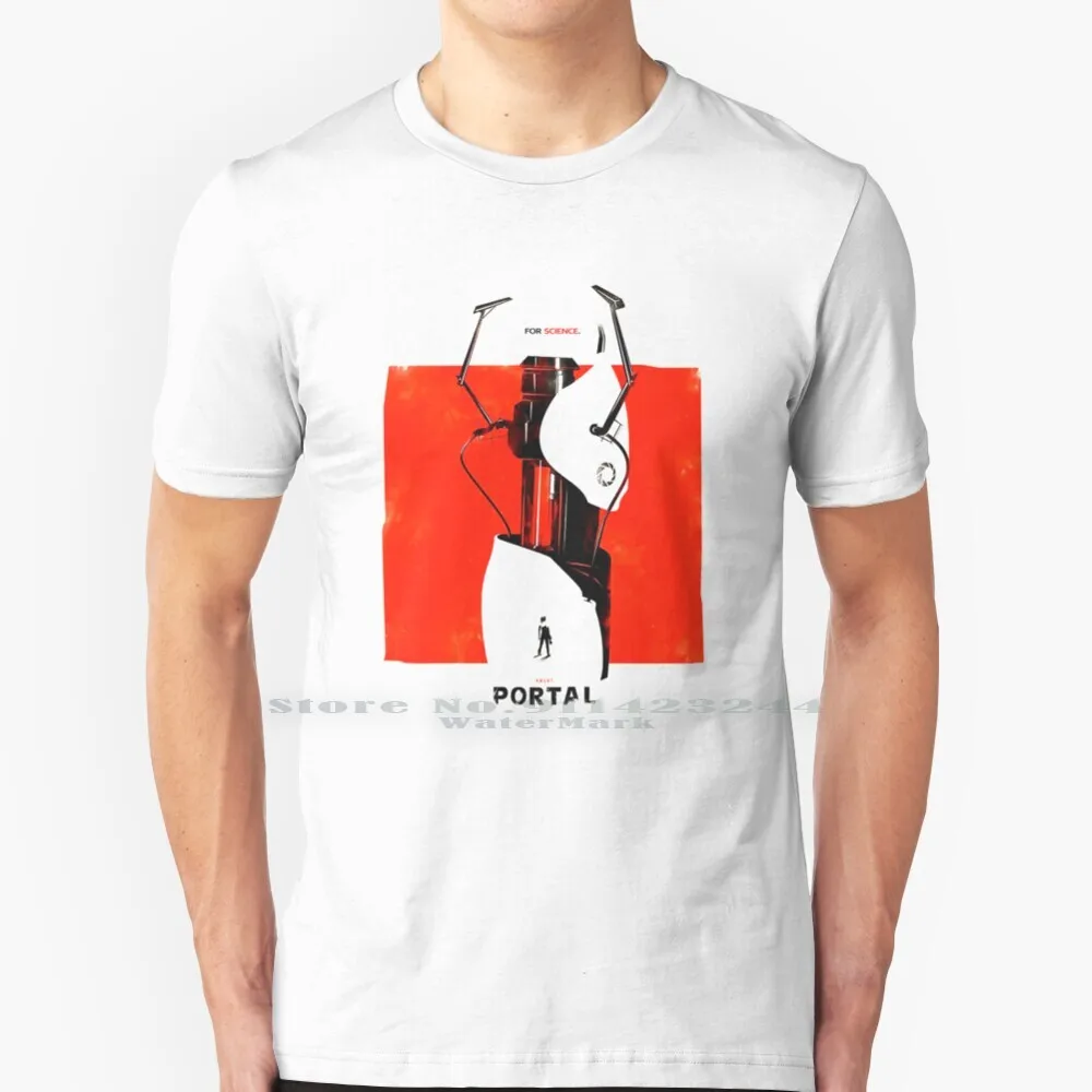 For Science T Shirt Cotton 6XL Aperture Science The Cake Is A Lie Steam ...