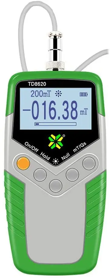 Digital Permanent Magnet Gauss Meter Tesla Meter Gaussmeter with 1% ...