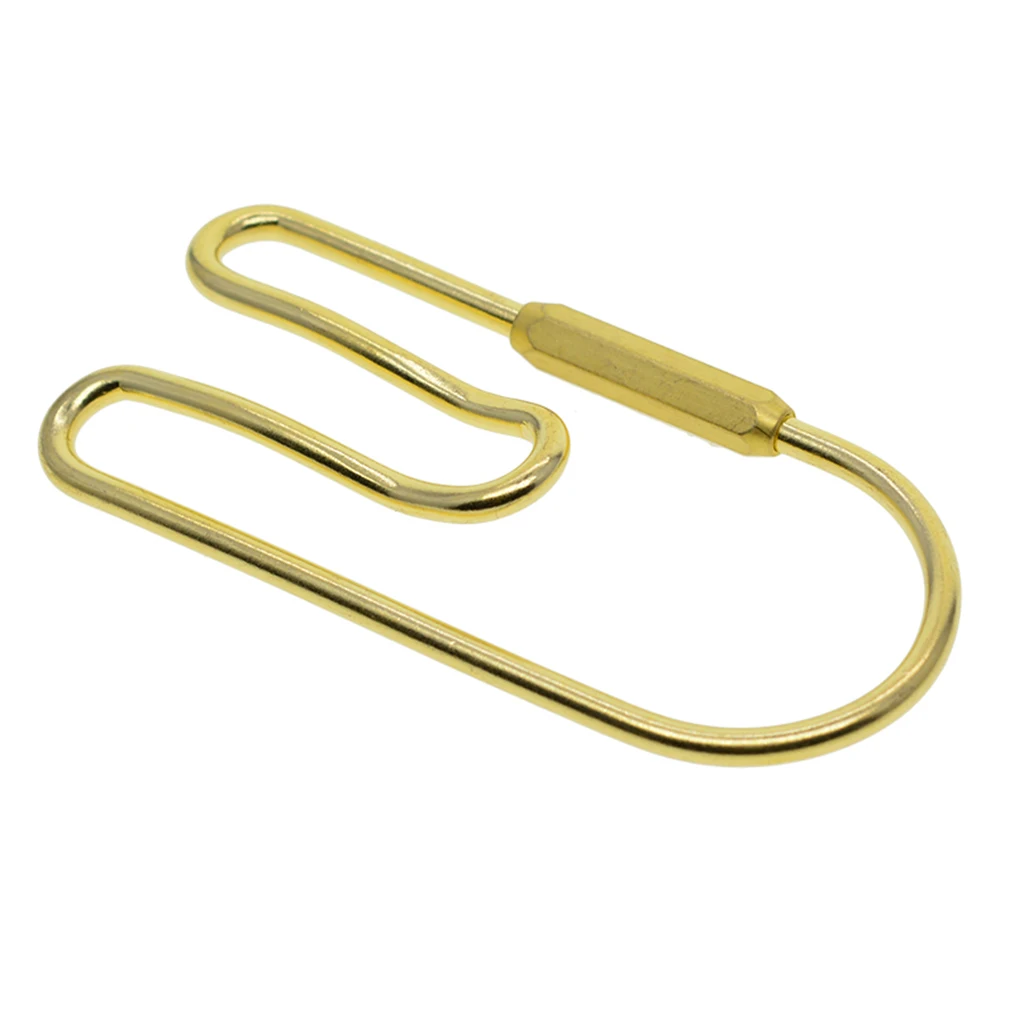 Durable Brass Screw Lock Key Ring Keychain Holder U Shape Locking Ring ...