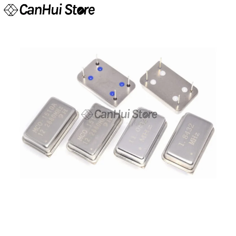 5pcs Rectangular active crystal oscillator DIP-4Pin 1MHZ/3MHZ/5MHZ/6MHZ ...