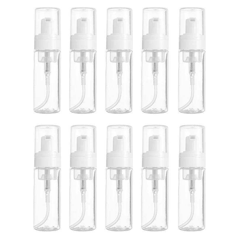 투명 빈 스프레이 병 10 개 50ml 플라스틱 포밍 디스펜서 리필 용기 화장품 스프레이 투명 병리필 병 Aliexpress