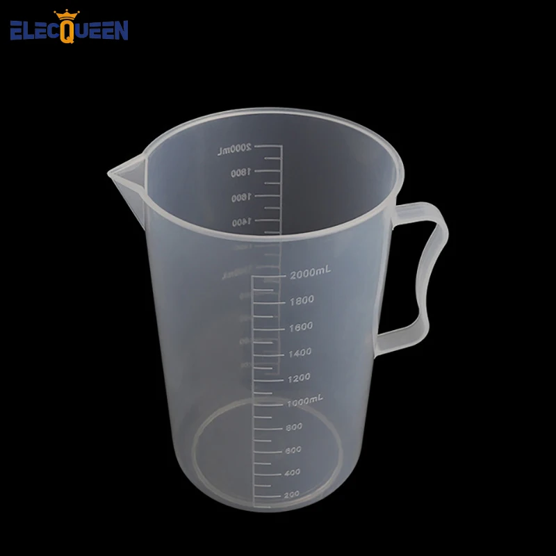 Homebrew Plastic Beakers,Food Grade Measuring 2000ml Beaker with Handle ...