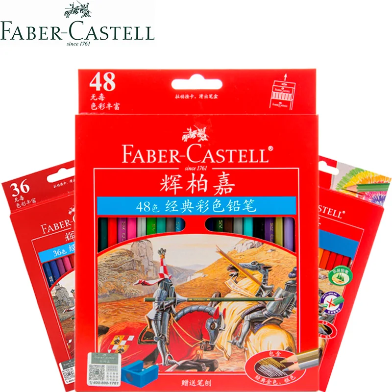 Faber Castell Knight Oil Color Lápis, pintura do artista profissional ...