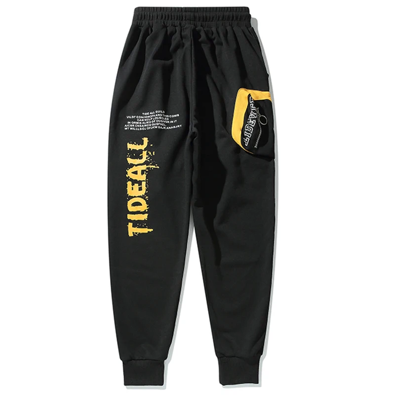 Aolamegs спортивные штаны в стиле хип-хоп с принтом, мужские мешковатые ...