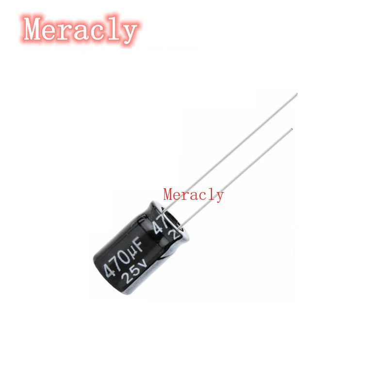 20PCS 25V 470UF Wholesale aluminum electrolytic capacitors 20% high ...