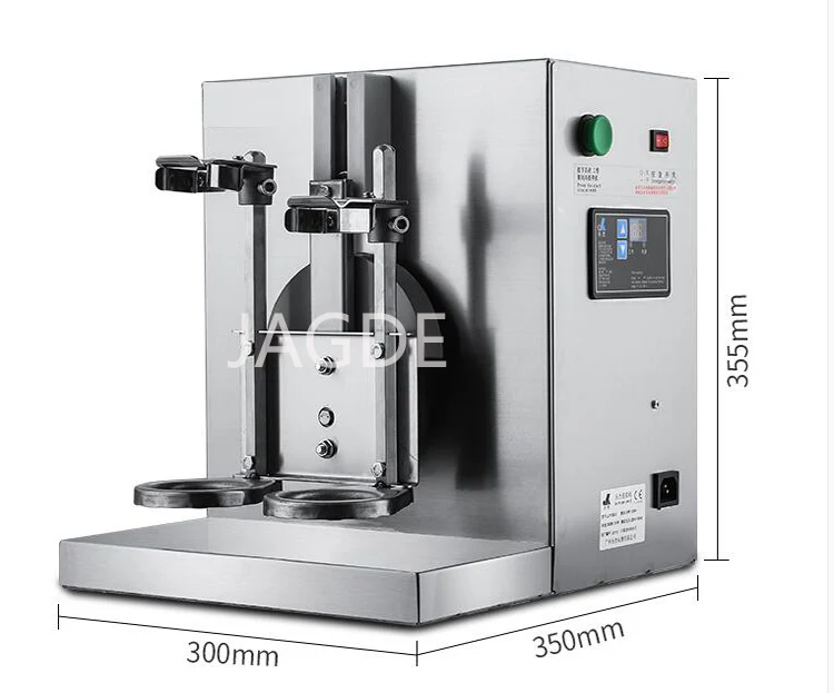 CE certified double frame automatic bubble boba tea milkshake shaker ...