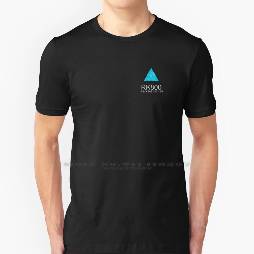 Connor-Rk800-100-Cotton-T-Shirt-Detroit-Become-Human-Android-Robot ...