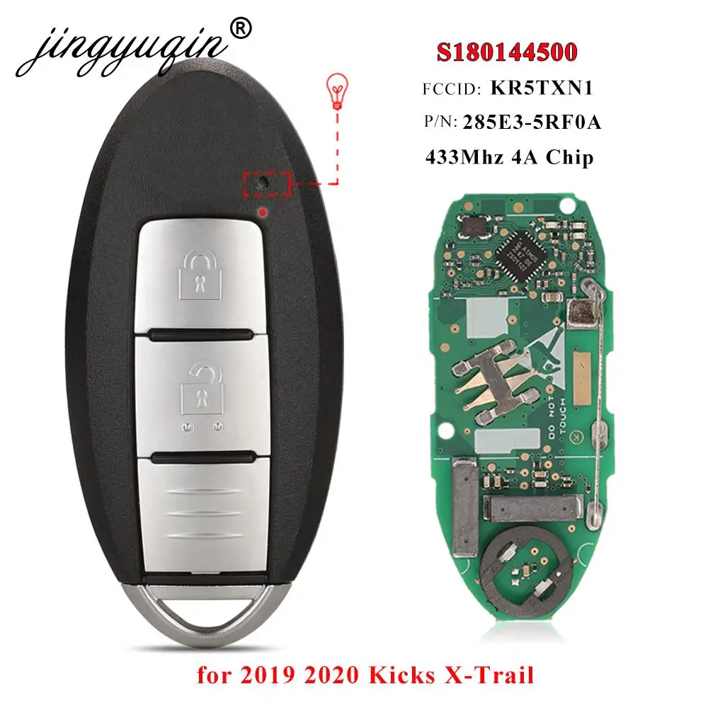 jingyuqin-S180144500-Keyless-For-Nissan-Kicks-X-Trail-2019-2020 ...