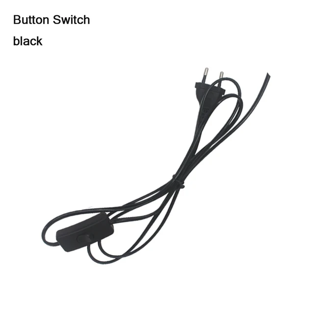 1.8m EU Plug Switching Power Cord Wire Extended Plug Line Cable With ...