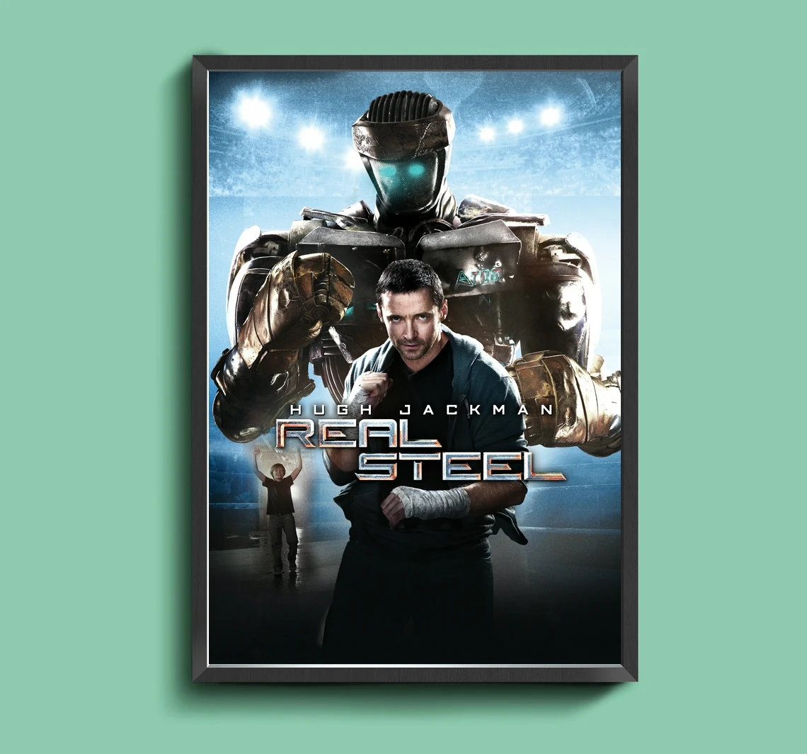Real Steel Movie Poster Home Wall Painting Decoration (No Frame)