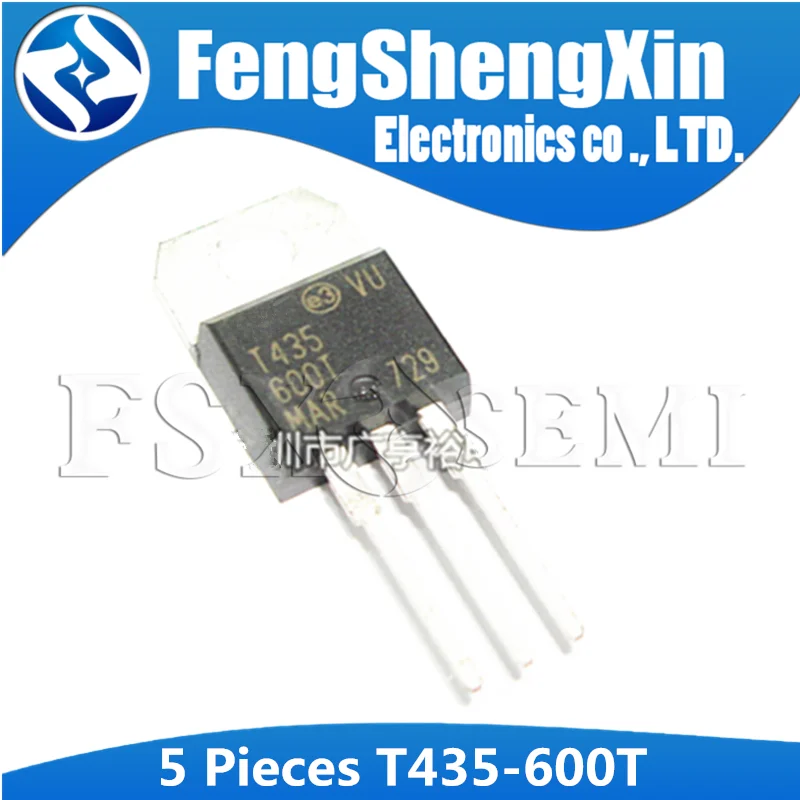 5pcs T435 600T T435 600T TO 220 T435 600 TO220 TRIAC|Transistors ...