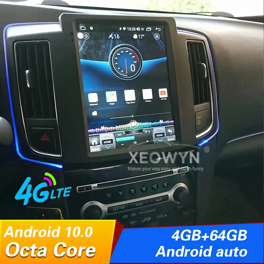Tesla Style Android Car Radio For Nissan Maxima A35 2009 2010 2011 2012 ...