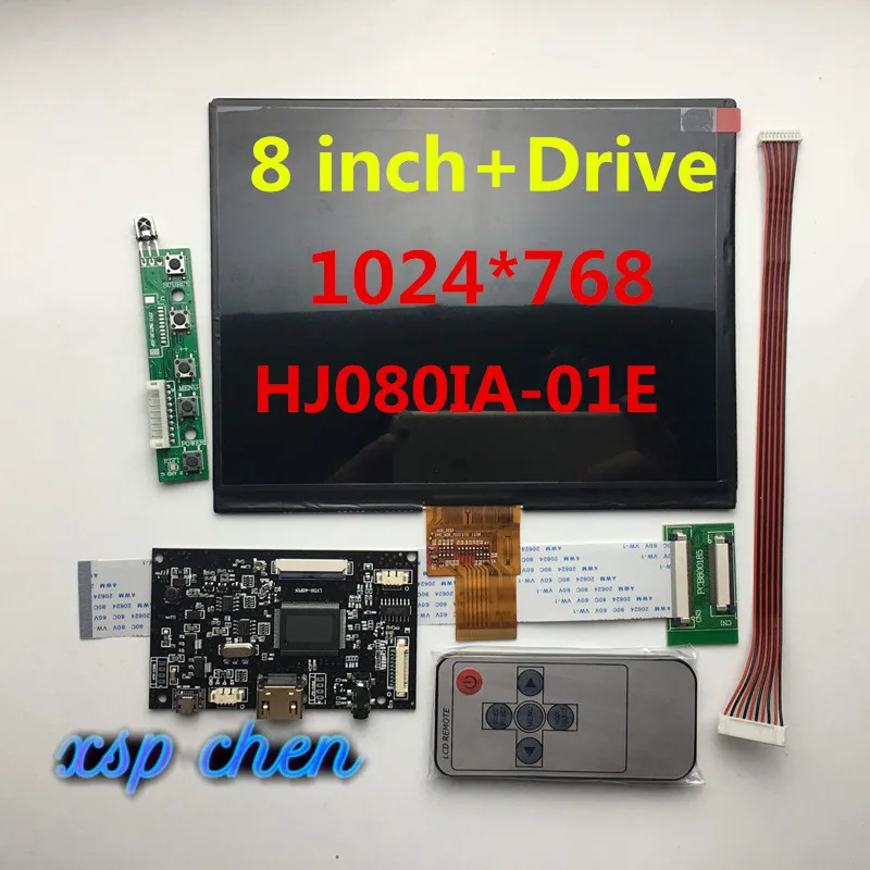 8 inch lcd screen HJ080IA-01E HE080IA-01D 1024*768 IPS hd LCD Display ...