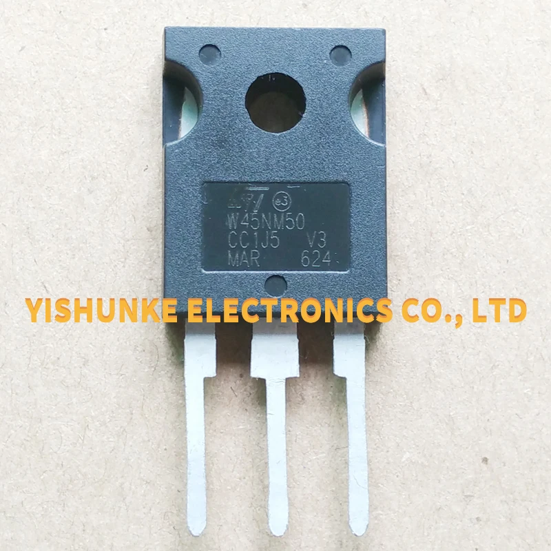 TRANSISTOR-MOSFET-W45NM50-W45NM50FD-W45NM60-W52NK25Z-W5NA80-1-TO-247-10 ...