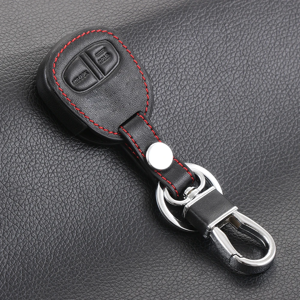 Genuine Leather Car Key Chain For Mitsubishi Colt Lancer Outlander ...
