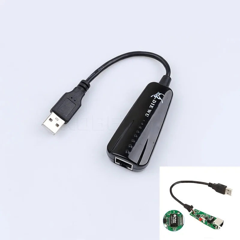 USB Ethernet адаптер Usb 2,0 Сетевая карта USB для Ethernet RJ45 Lan ...
