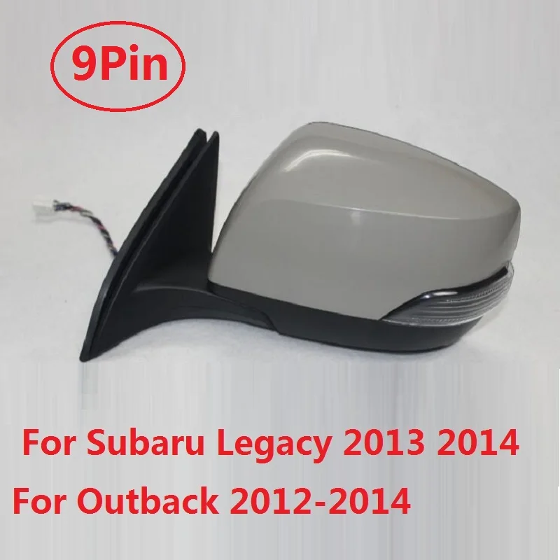 CAPQX-9Pin-Electrical-folding-Rear-View-mirror-For-Subaru-Legacy-2013 ...