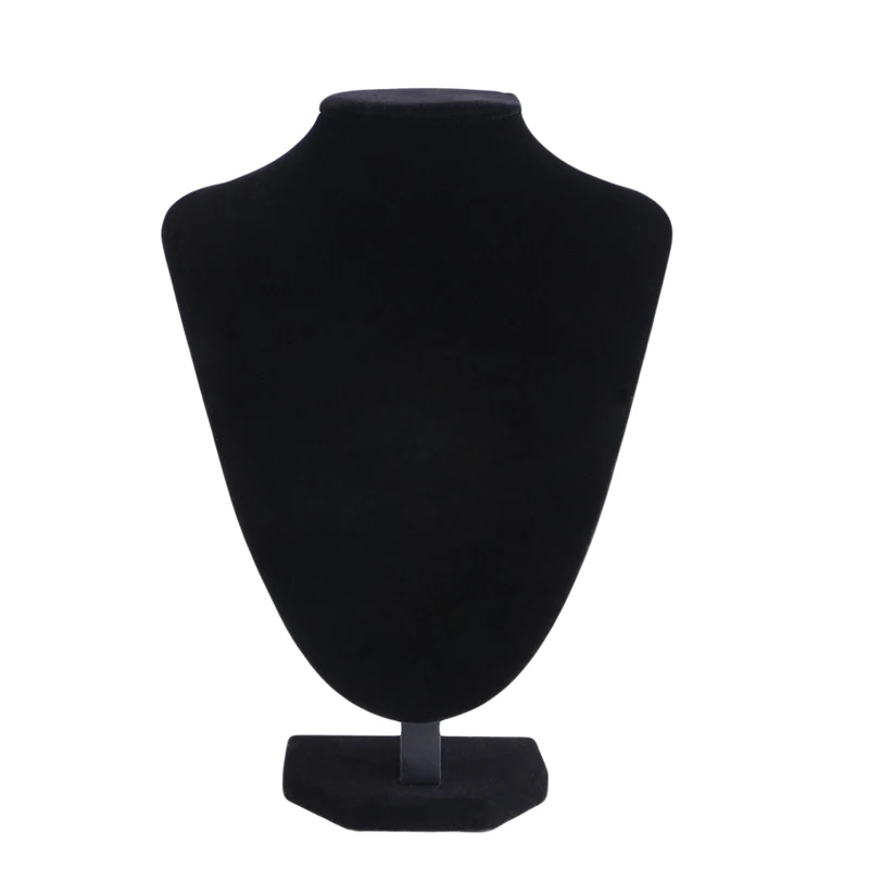 25*18cm Velvet Jewelry Necklace Pendant Neck Model Props Display Stand ...