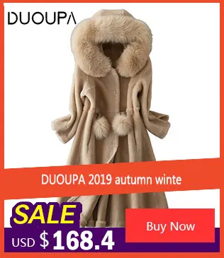 DUOPA, зимнее модное женское пальто, Женское пальто из овчины, женское ...