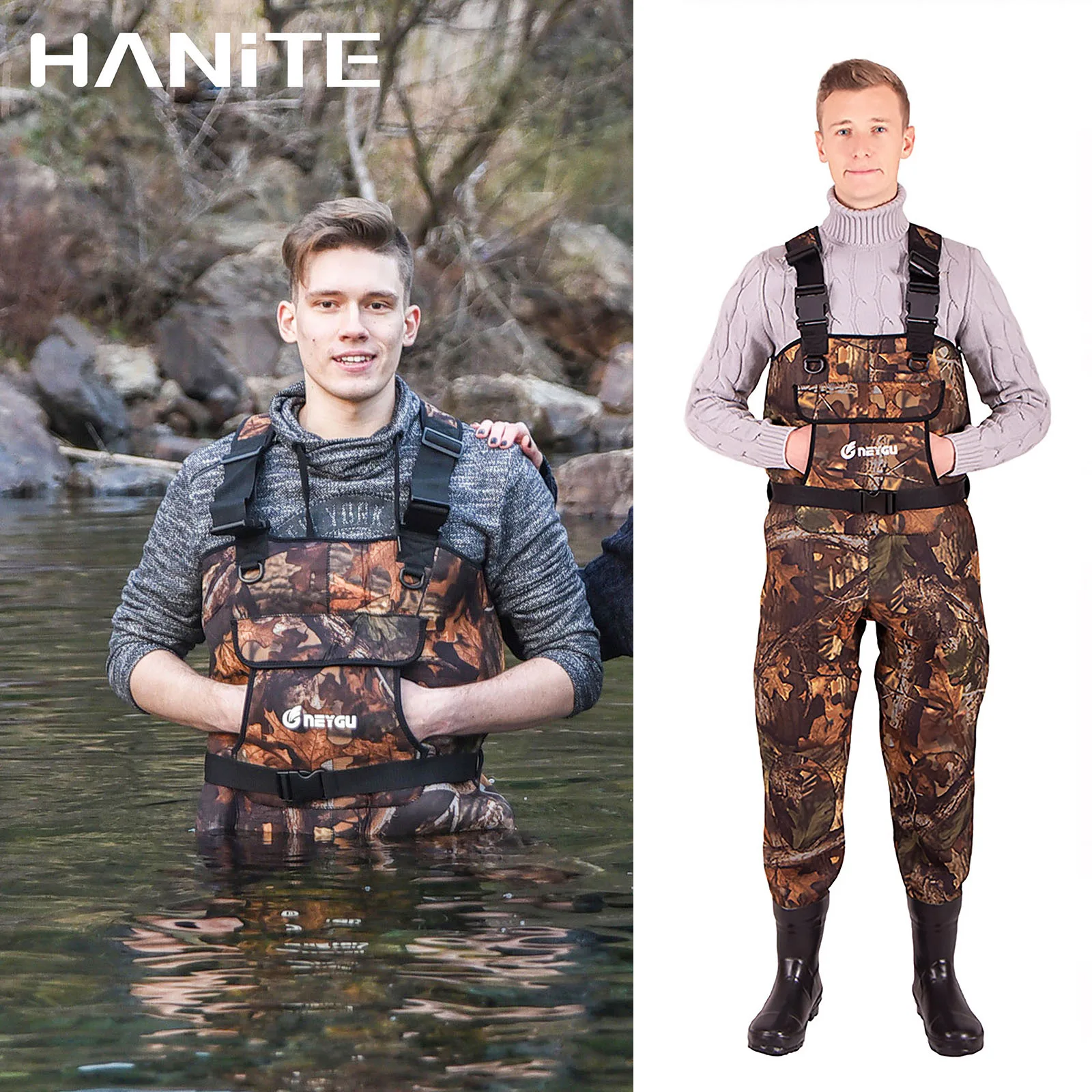 Neoprene Waders Waterproof | Mens Fishing Waders Boots | Sport Neoprene ...