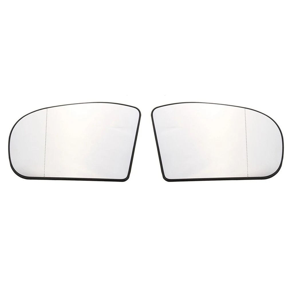 1 Pair Right and Left Side Rearview Mirror Glass Len Replacement for ...