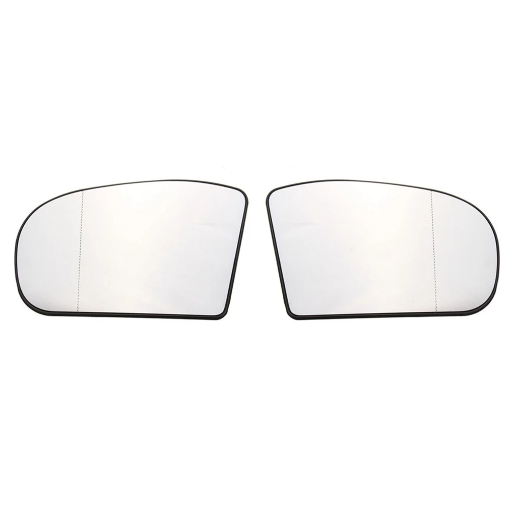 1 Pair Right And Left Side Rearview Mirror Glass Len Replacement For ...