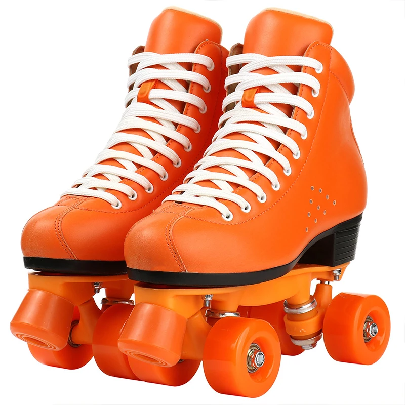 Orange Roller Skates