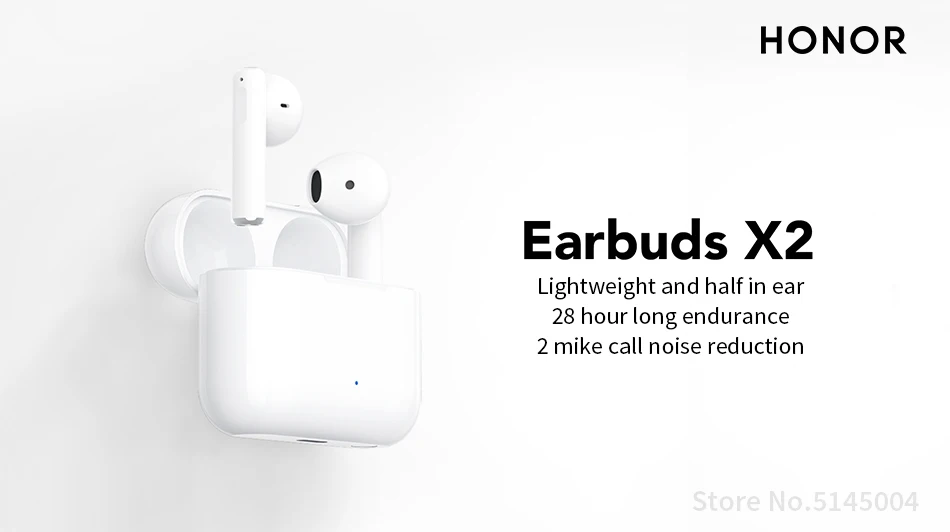 HONOR Auriculares inalámbricos huawei earbuds x2 tws5.2 - blanco ...