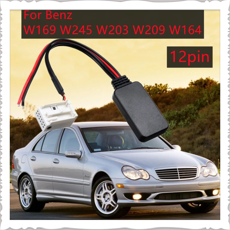 12Pin-Car-bluetooth-Adapter-Wireless-Radio-Stereo-Aux-Cable-For ...